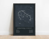 Minimalistic Hiking Map Prints (All) | TrailGoals – Trail Goals