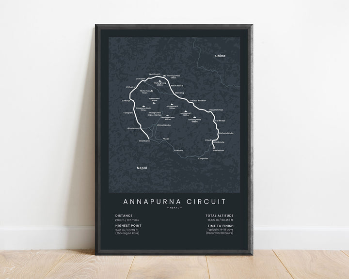 Minimalistic Hiking Map Prints (All) | TrailGoals – Trail Goals