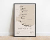 Minimalistic Hiking Map Prints (All) | TrailGoals – Trail Goals