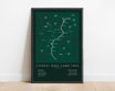 Mount Everest Base Camp Trek Map Poster (EBC Print) – Trail Goals