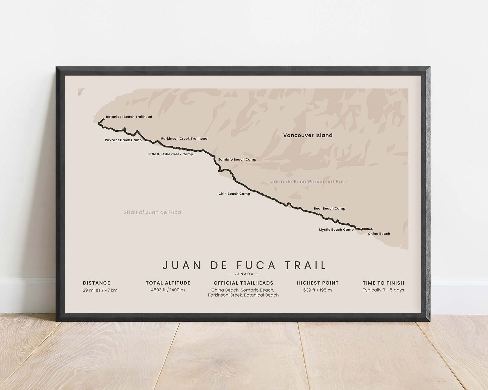 Juan de Fuca Trail Poster (JDF)