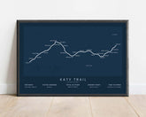 Minimalistic Hiking Map Prints (All) | TrailGoals