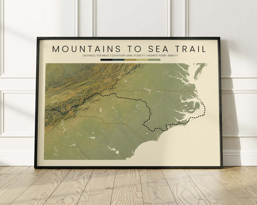 Minimalistic Hiking Map Prints (All) | TrailGoals