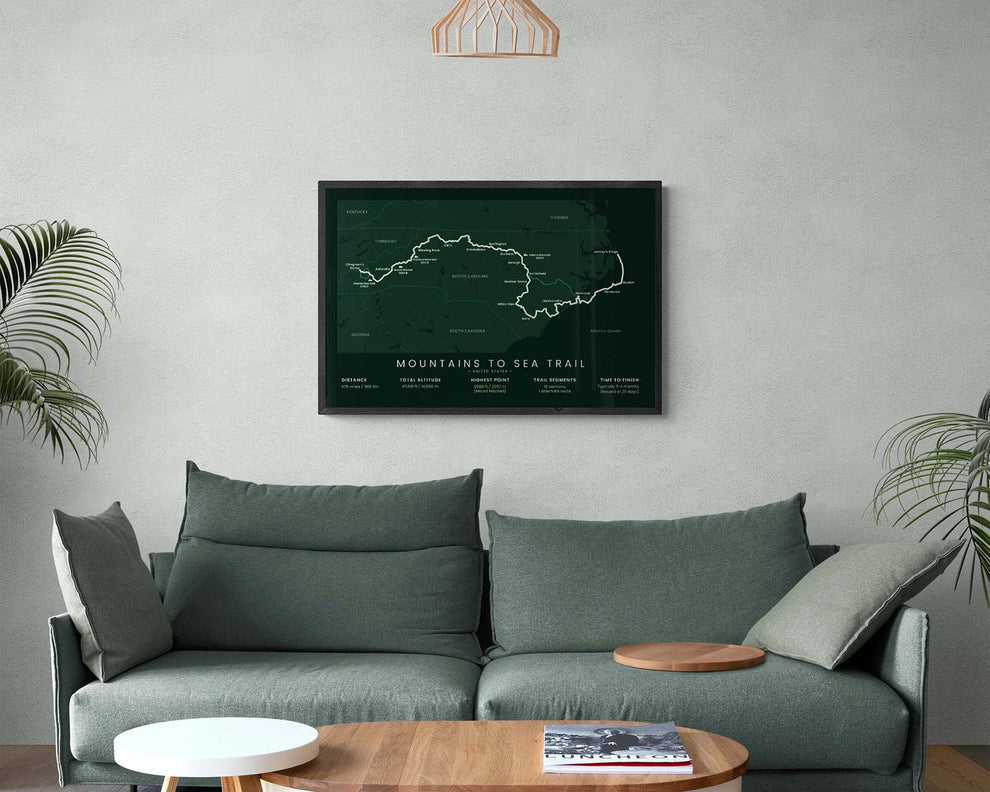 Mountains to Sea Trail Poster – Trail Goals