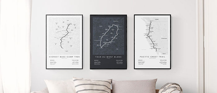 Fishermen's Trail (Rota Vicentina) Elevation Map Print | Trail Goals