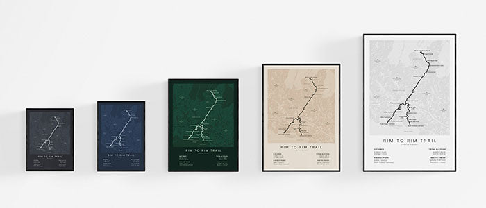 Mount Everest Base Camp Trek Map Poster (EBC Print)